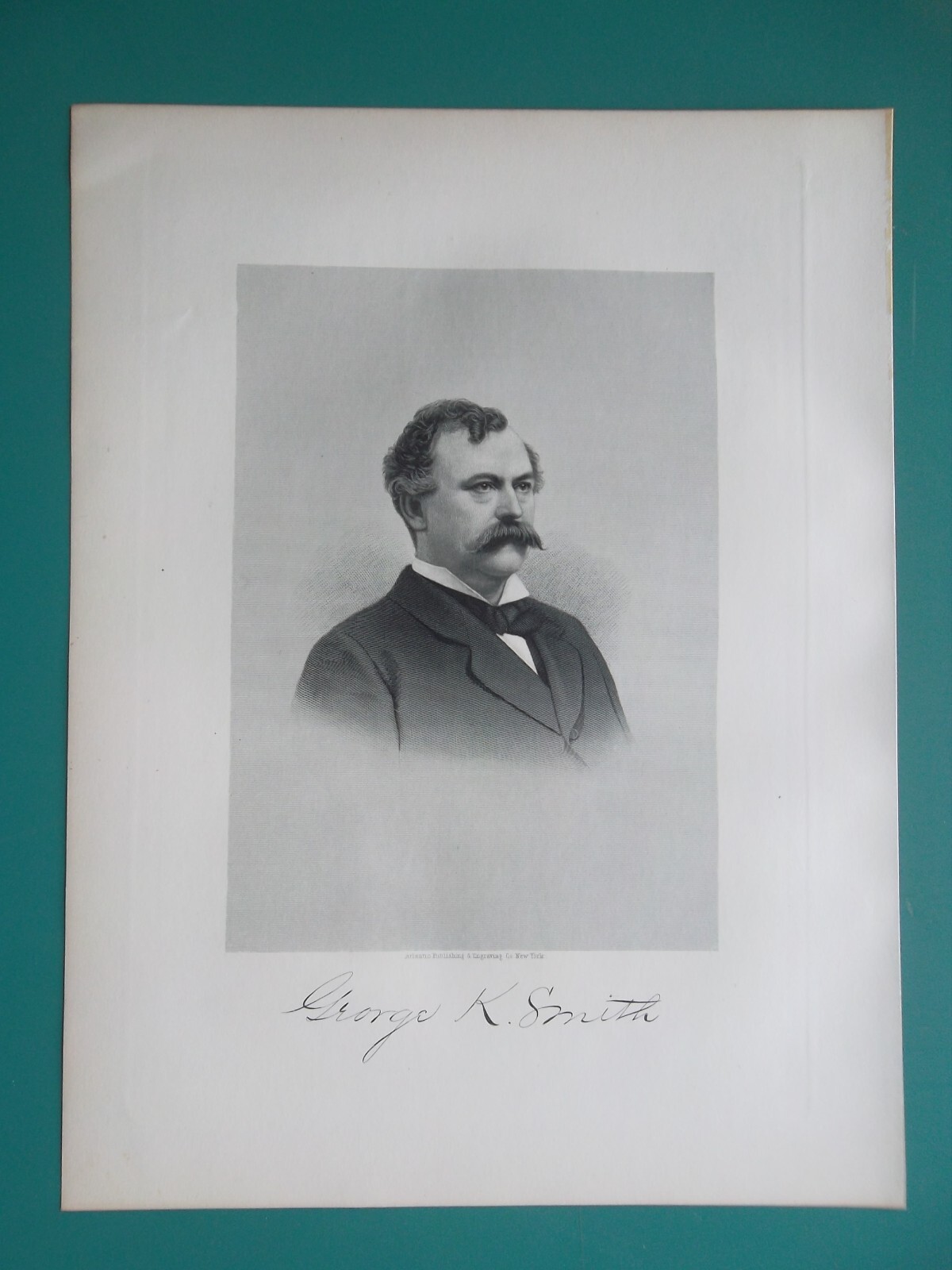 GEORGE K. SMITH of Brooklyn Doctor Civil War Surgeon - 1878 Portrait ...