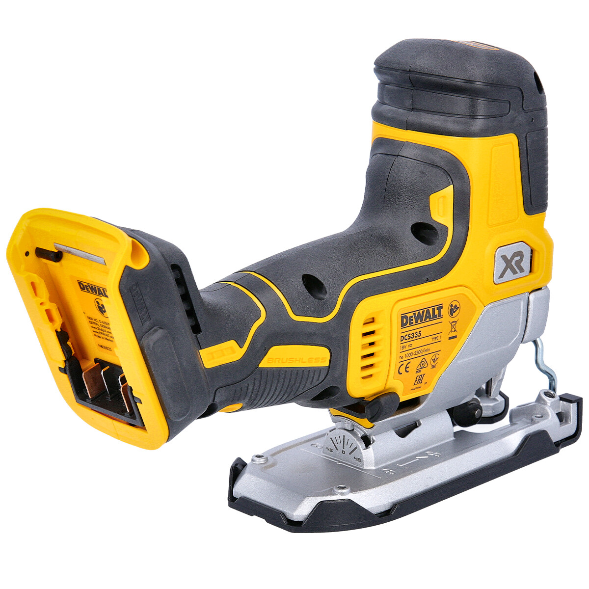 DeWalt DCS335 18V XR Li-Ion Cordless Brushless Grip Jigsaw With 1 x 5ah ...