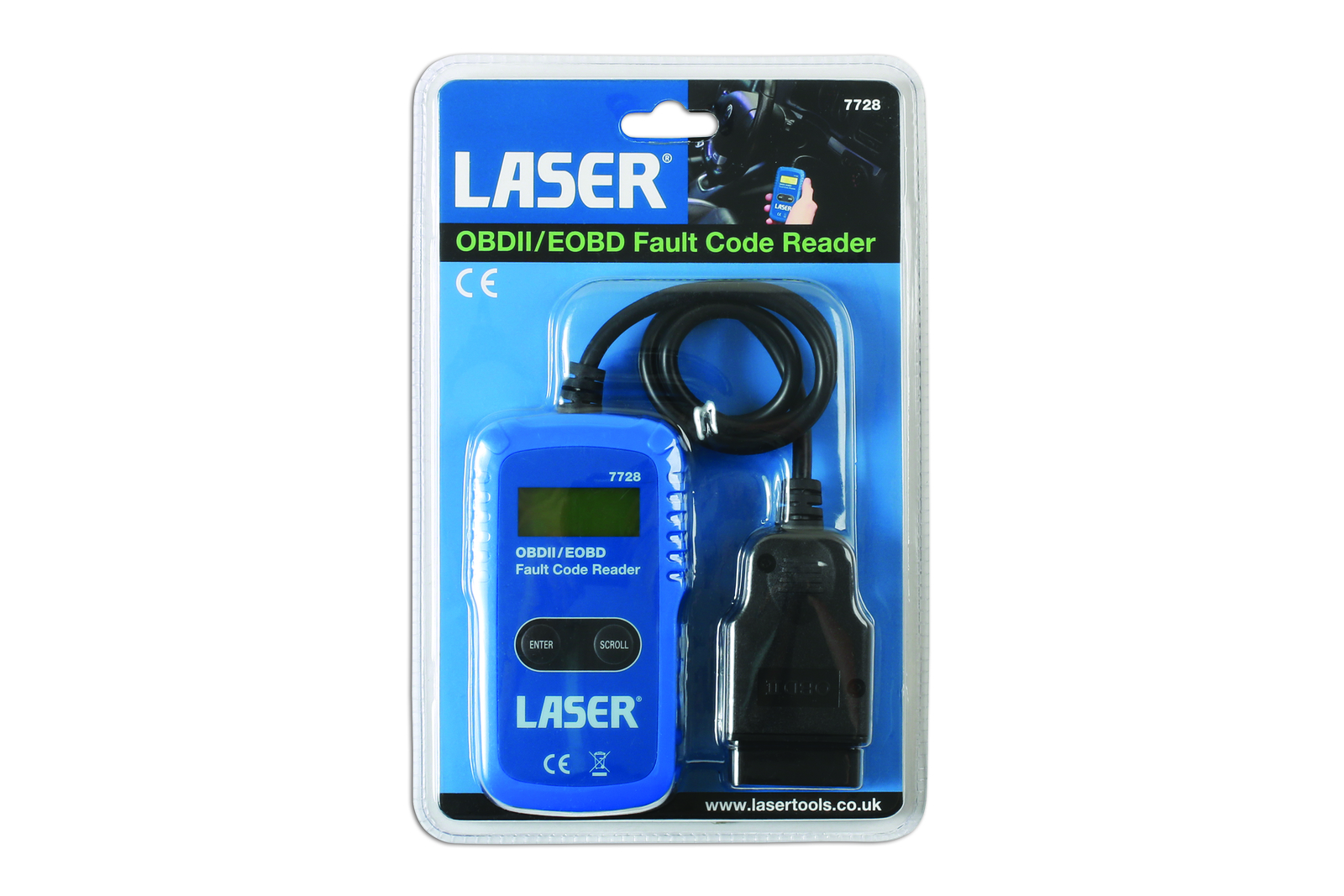 Laser Tools 7728 OBDII/EOBD Fault Code Reader | eBay