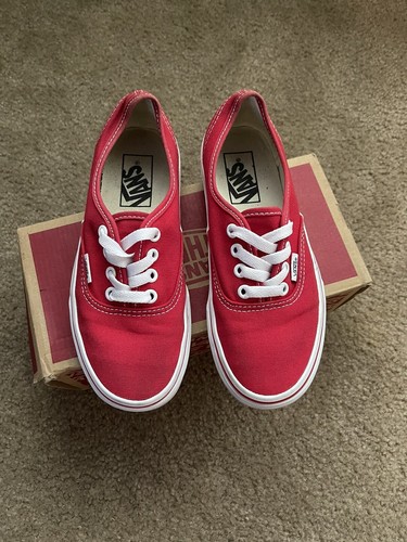 Vans Authentic Red | eBay