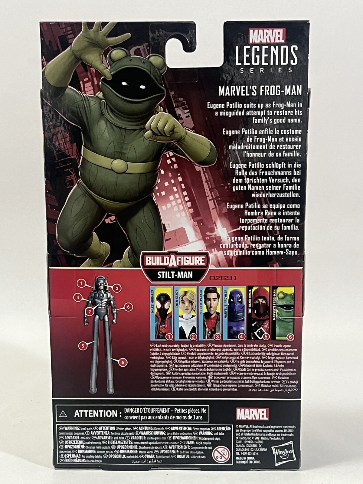 Spider-Man Marvel Legends Marvel’s Frog-Man Action Figure Hasbro ...