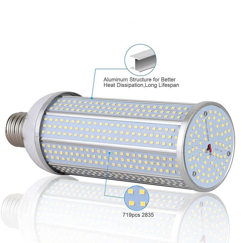 720 Chip Corn Light Huge Super Bright 1000W LED Bulb E26 13000lm 100W ...