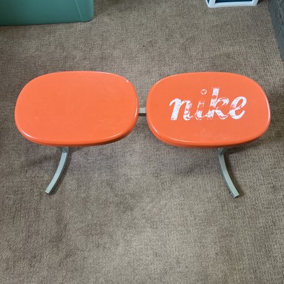 Vintage 80s 90s Nike Fitting STOOL Store Display RARE Advertising Shoes ...