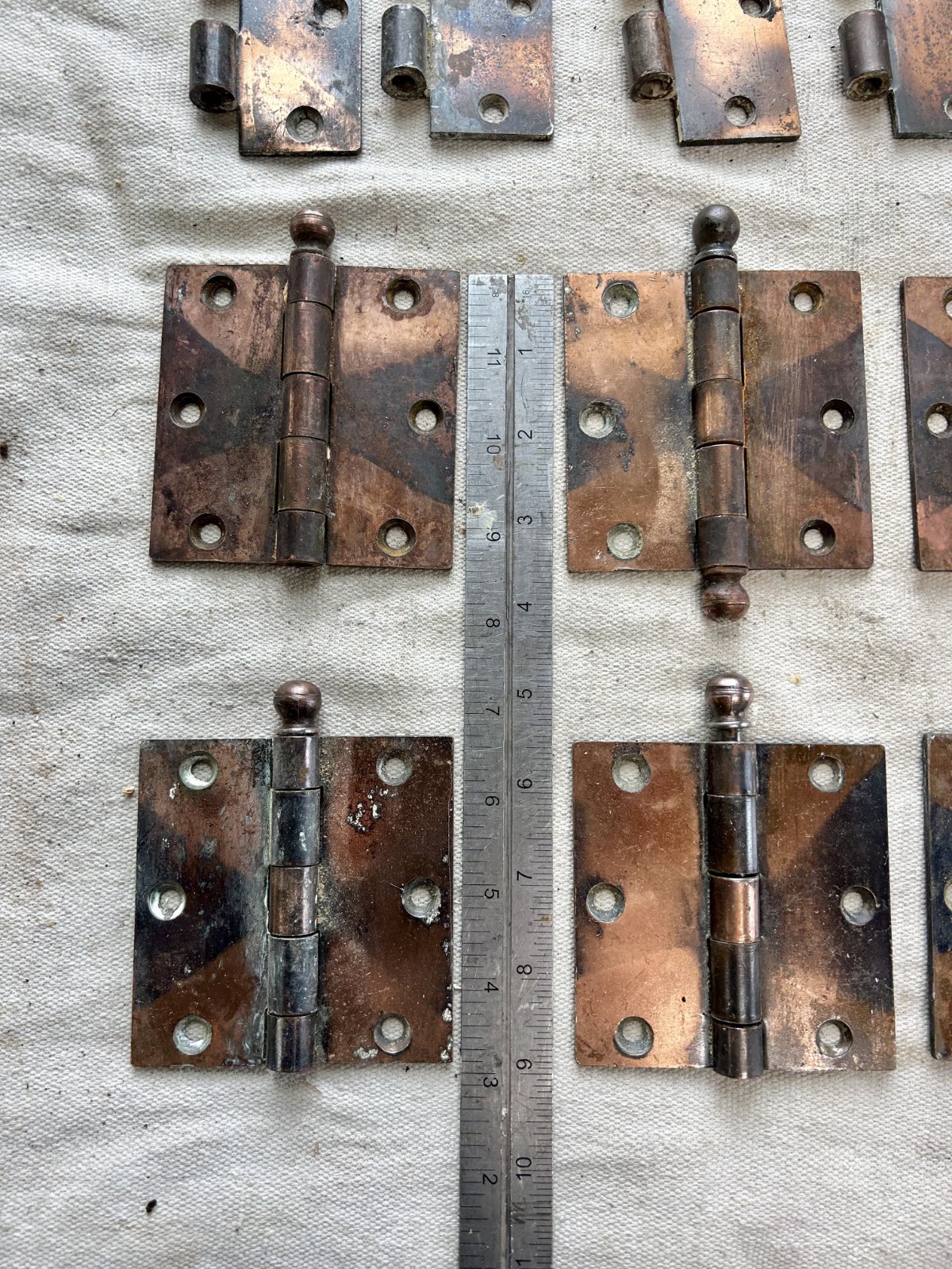 Copper Oxide flashed japanned finish hardware lot -30 pieces | eBay