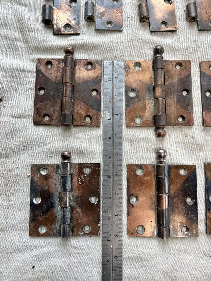 Copper Oxide flashed japanned finish hardware lot -30 pieces | eBay