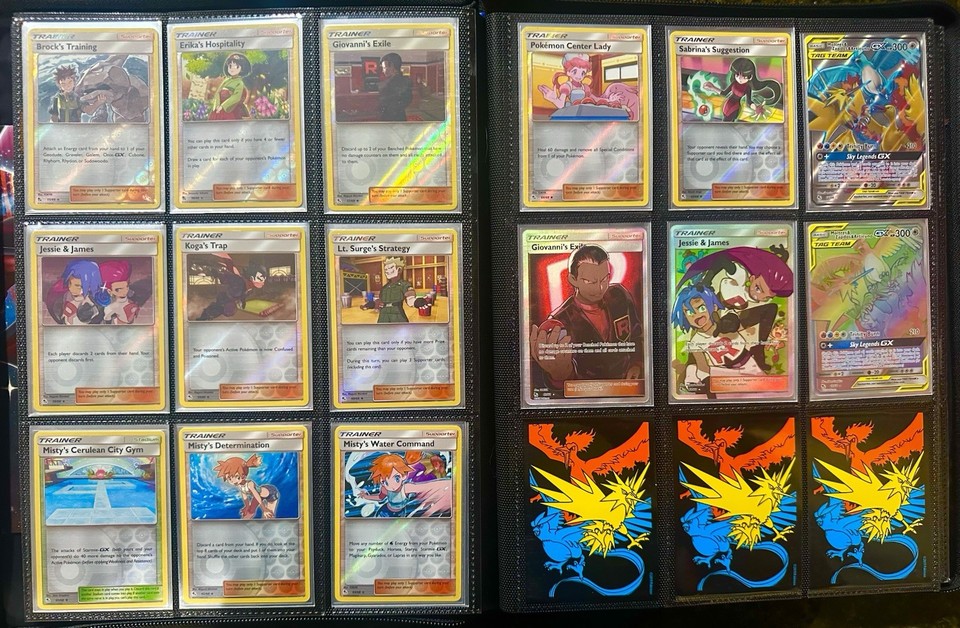 POKÉMON HIDDEN FATES MASTER SET 100% Complete With Hidden Fates Art Set ...