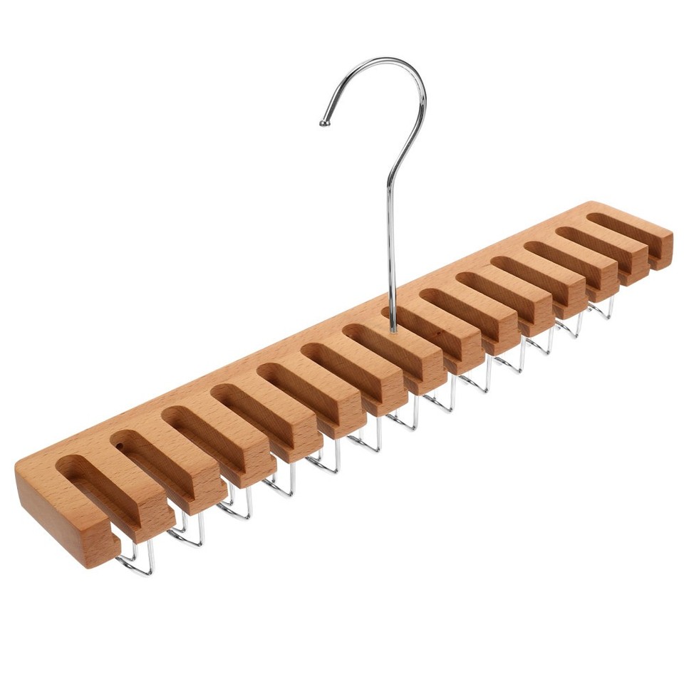 Belt Hanger For Closet Wardrobe Bar Hanging Belt Rack Slotted Hanging ...