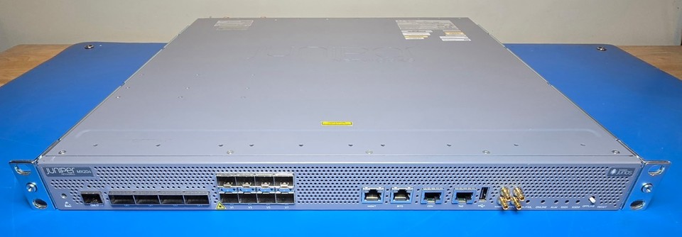 Juniper MX204 JNP204-CHAS-AC 8x 10G SFPP & 4x 100G Edge Router, Dual AC ...