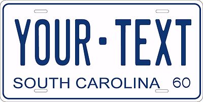 South Carolina 1960 License Plate Personalized Custom Car Bike ...
