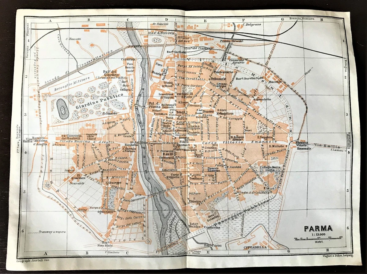 City Map Of Parma