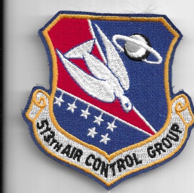 USAF PATCH 513 AIR CONTROL GROUP VERSION 2 US AIR FORCE SQUADRON PATCH ...