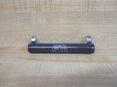 Ohmite 0410 Resistor 4,000 OHMS | eBay