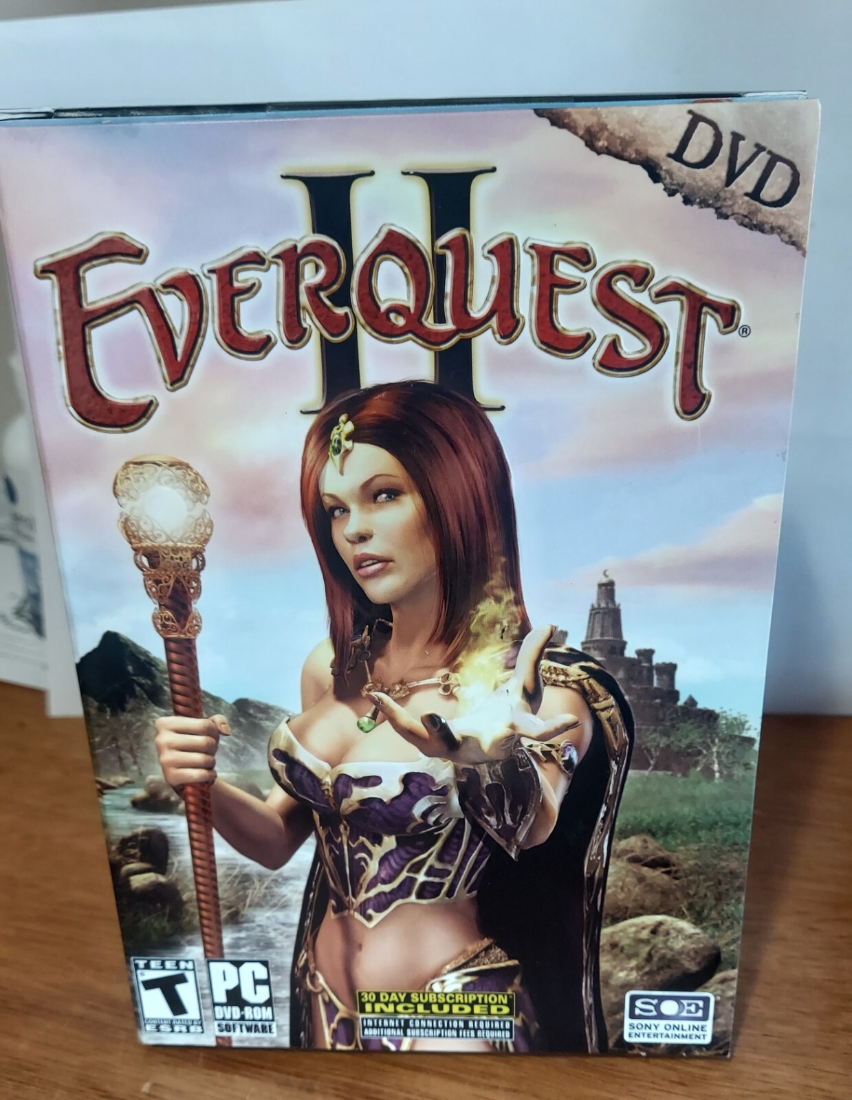 EverQuest II (PC DVD-ROM, 2004) Big Box with Poster Map [rated TEEN] - Sealed 814582405326 | eBay