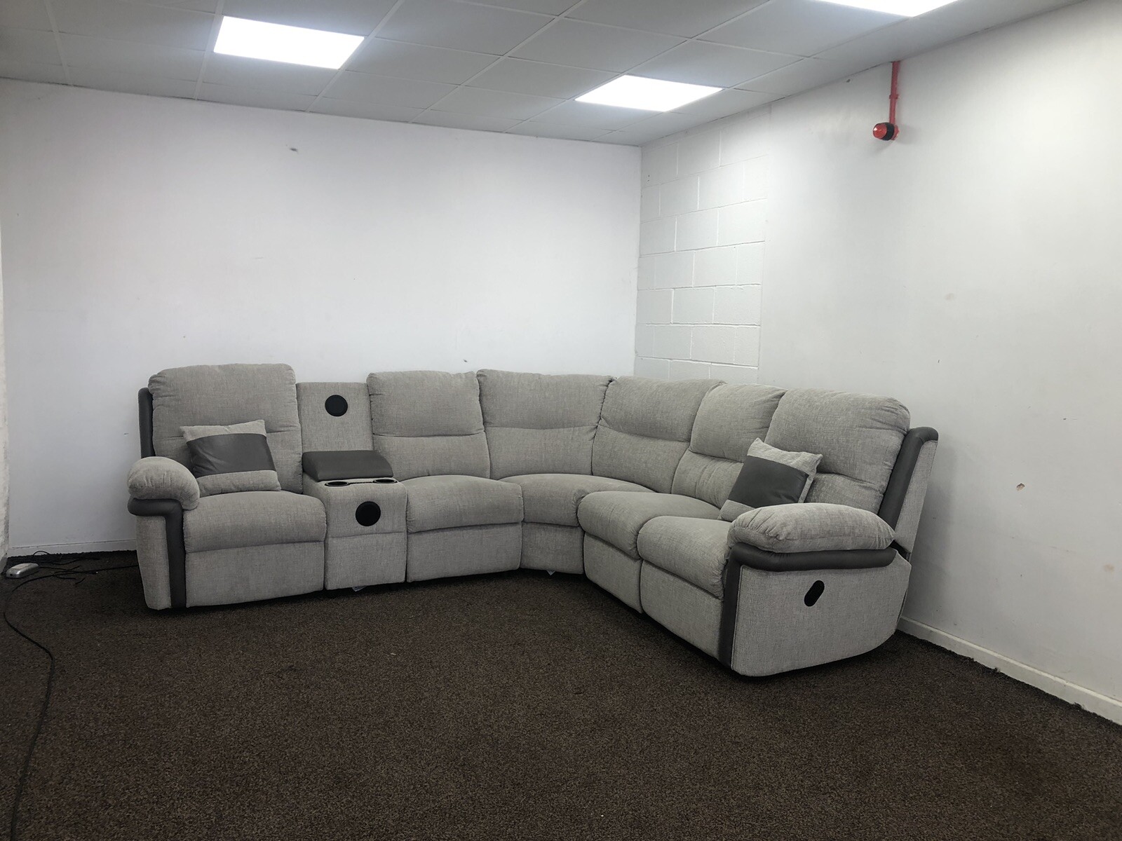 LAZY BOY LA-Z-BOY NEVADA CORNER SOFA MANUAL RECLINER BLUETOOTH RRP £ ...