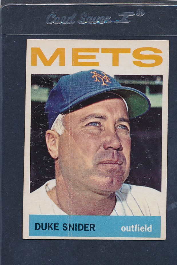 1964 Topps #155 Duke Snider Mets EX *978 | eBay
