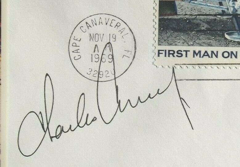 Apollo 12 Charles Conrad 3rd Moonwalker Signed Autograph Signed Cover ...