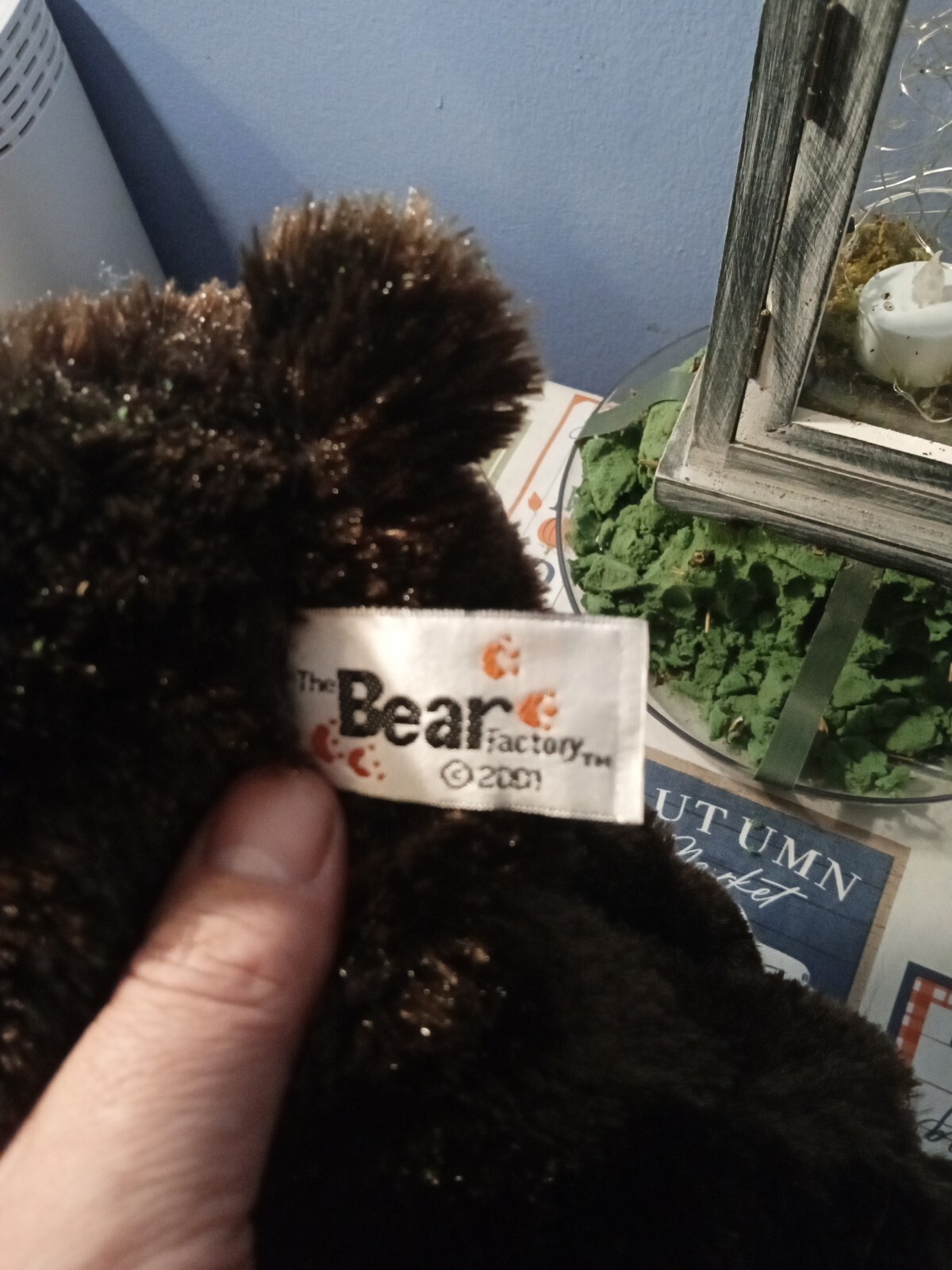 The Bear Factory -Signature Collection- 2001 Vintage -Plush Bear -Dark ...