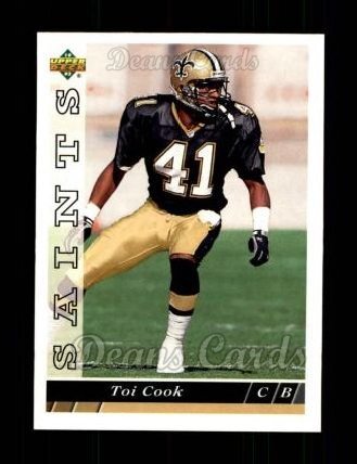 1993 Upper Deck #510 Toi Cook Saints Stanford 8 - NM/MT | eBay
