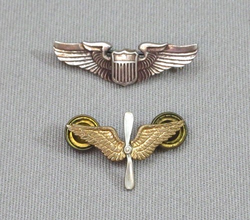 Unmarked AAF Pilot Shirt Wings & Army Air Corps Collar Insignia Lot | eBay