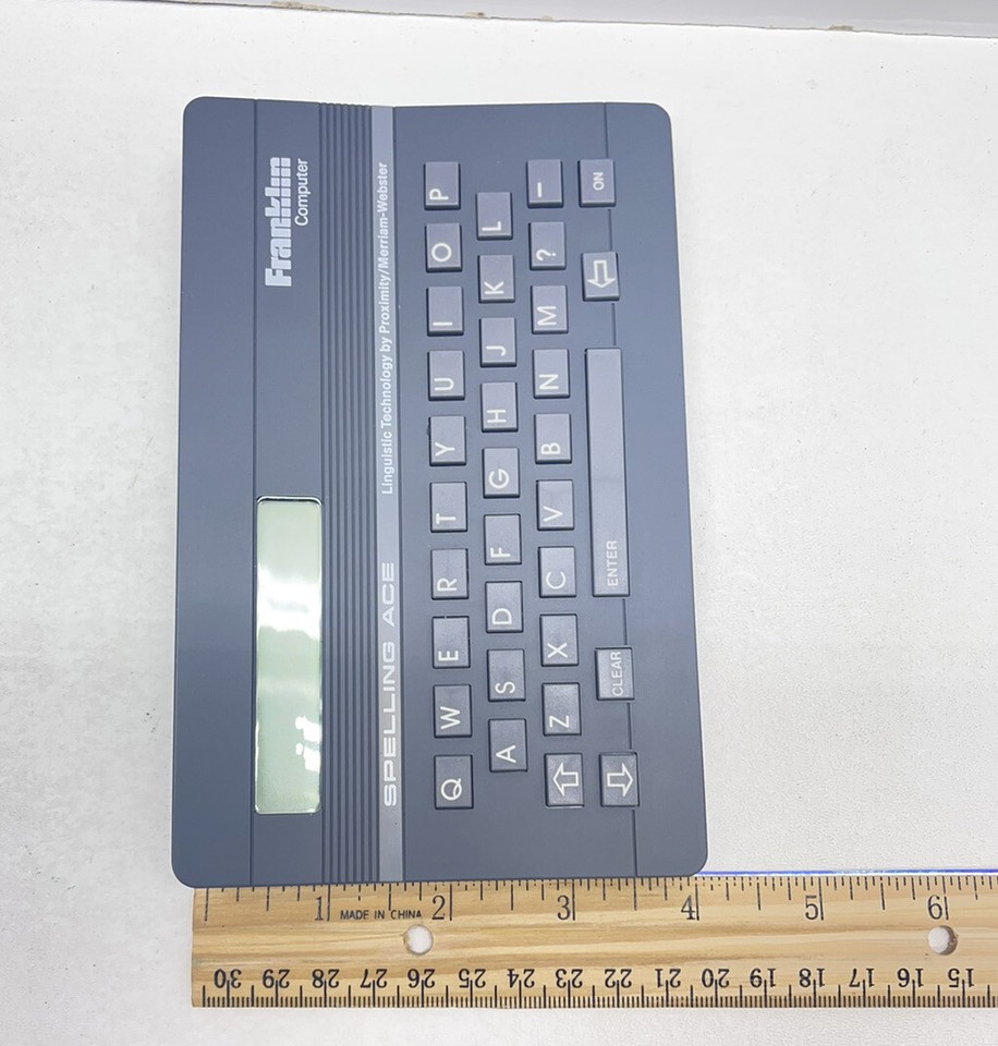 Franklin Computer Spelling Ace Calculator | eBay