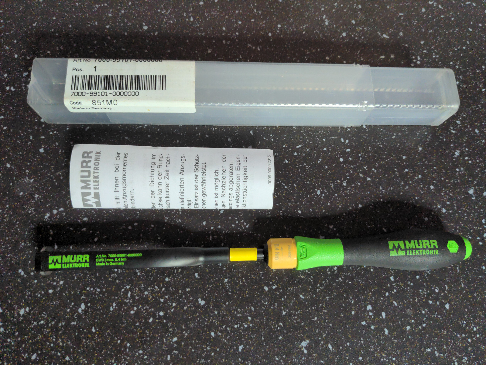 7000-99101-0000000 Murrelektronik M8 torque wrench set screwdriver SW9 ...