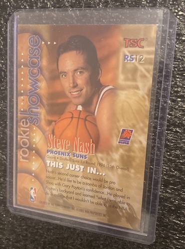 Steve Nash Rookie Showcase Phoenix Suns TCS RS12 | eBay