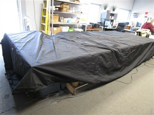 TAYLOR MADE WALK-AROUND CUDDY TRAVEL COVER 88071OR 19'5" - 20'4" BLACK ...