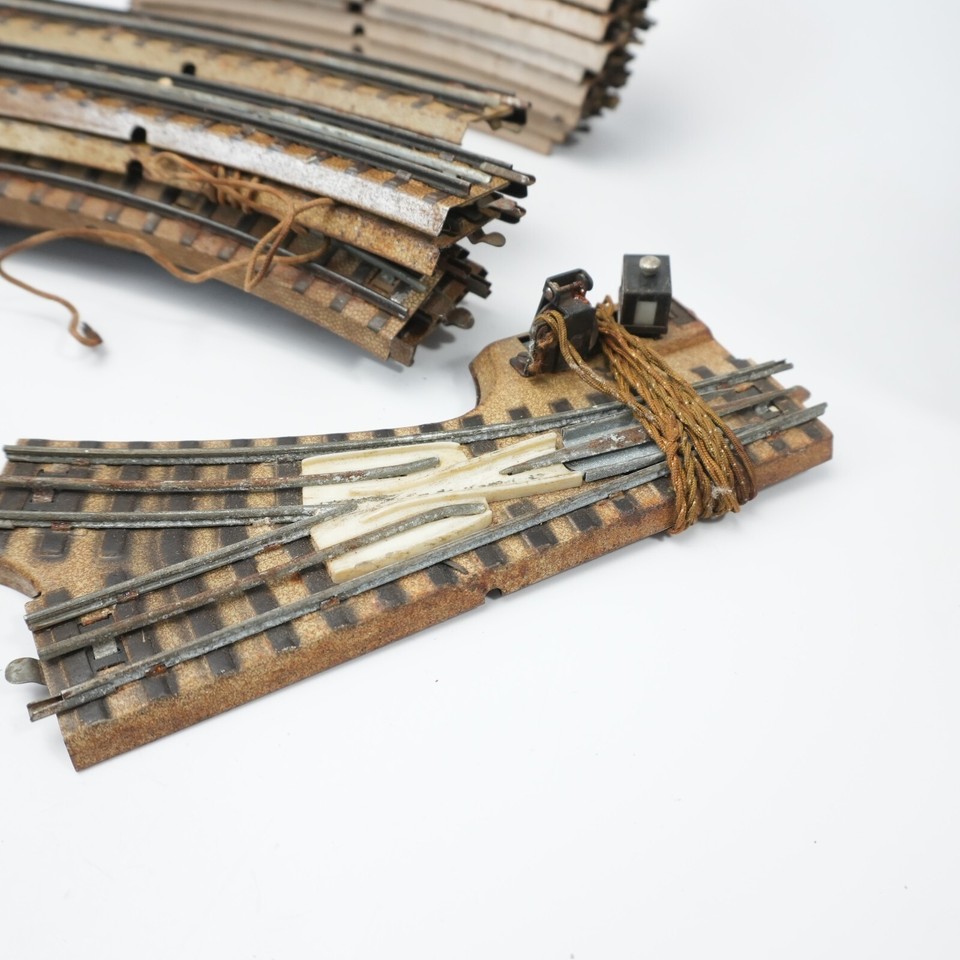 Vintage Marklin Curved Straight Track Lot of 64 pieces Switch ...