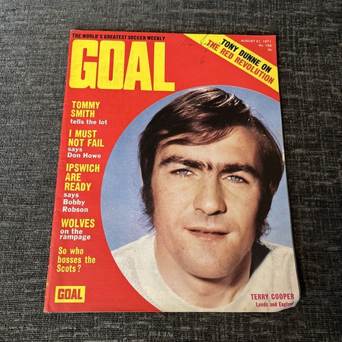 Goal Magazine 21 Aug 1971 West Brom Terry Cooper Kevin Hector Laurie ...