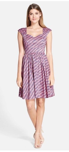 NWT PLENTY DRESSES BY TRACY REESE Pink Pattern Allover Printed Dress ...