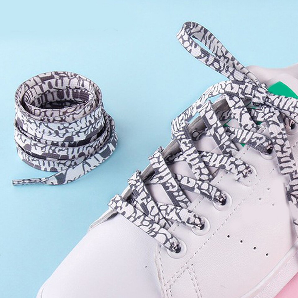 Printed Shoelaces Sport Sneaker Shoe Laces Strings Colored Shoe Laces ...
