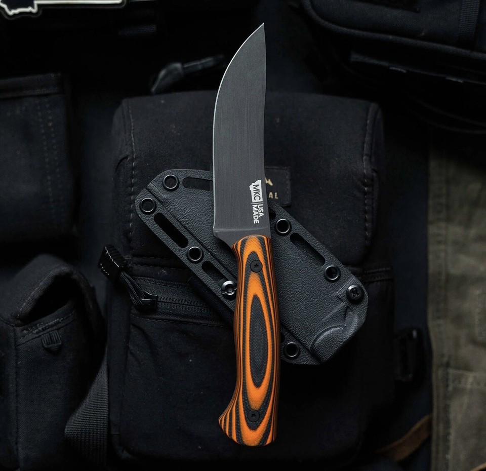 Montana Knife Company MKC STONEWALL SKINNER - ORANGE & BLACK - NEW | eBay