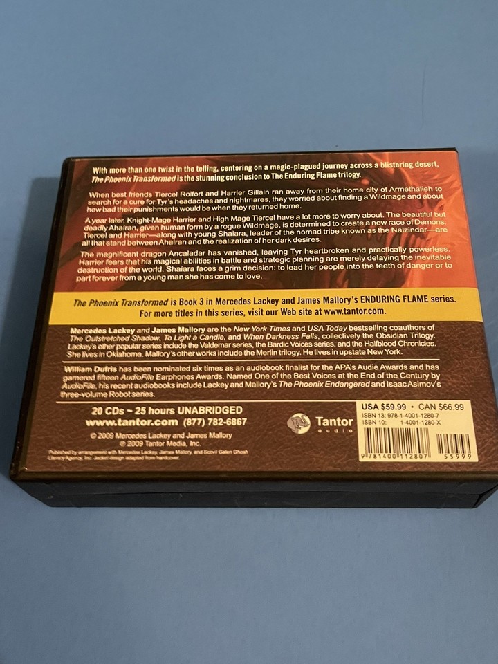 The Phoenix Transformed: Book Three of the Enduring Flame - Audio CD ...