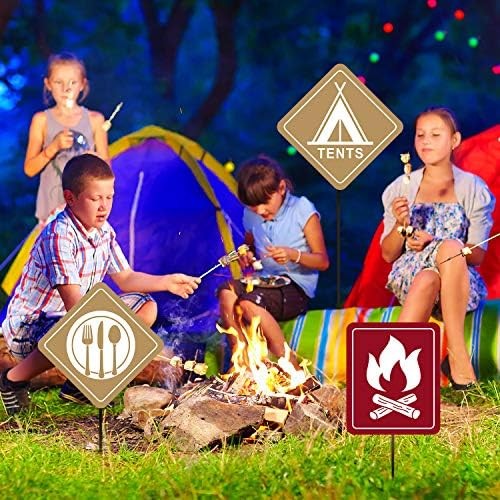 Camping Themed Party Decorations, 10-11.8 in, Camping Signs, Climbing ...