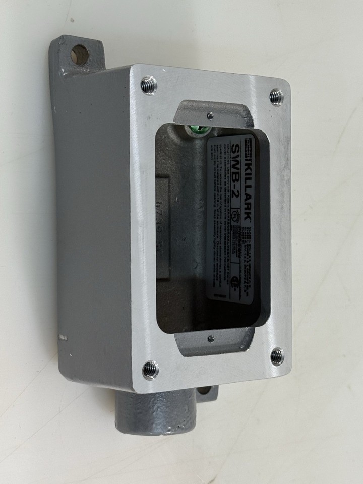 Hubbell Killark Swb-2 Electrical Box, 22 Cu In, Device Box Type, 1 Gang ...