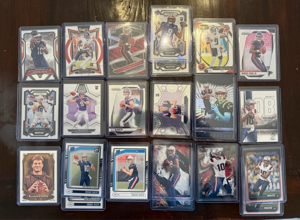 315+ NFL Lot - PSA - Jayden, JJ, Caleb, Brady, FLAGG - Holo, Color ...