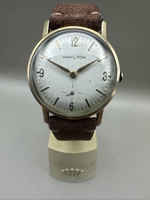 Vintage Hamilton 17-Jewel Cal.673 Hand-Wind Wristwatch 10K RGP Runs | eBay