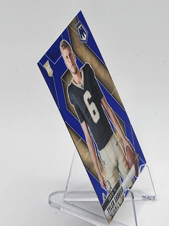 2025 Panini Mosaic Tyler Shough Rookie RC Blue Scope Prizm Variation ...