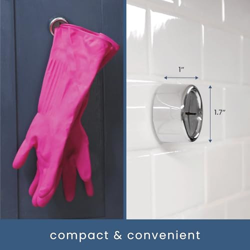 S&T INC. Round Adhesive Push Towel Hooks for Kitchen, Hand and Dish ...