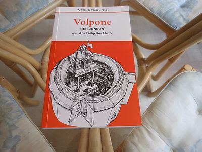 BEN JONSON, VOLPONE - NEW MERMAIDS - Editor: PHILIP BROCKBANK | eBay