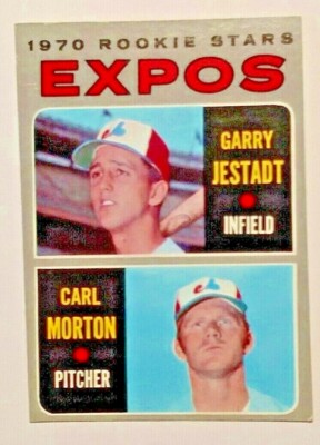 1970 Topps #109 Garry Jestadt/Carl Morton Montreal Expos Rookie Stars ...