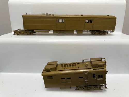Hallmark Brass HO Scale ATSF Santa Fe M-190 Articulated EMC Gas ...
