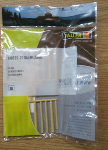 Faller Logs (20) - HO Scale Model Train Accessory Trackside / Loads ...