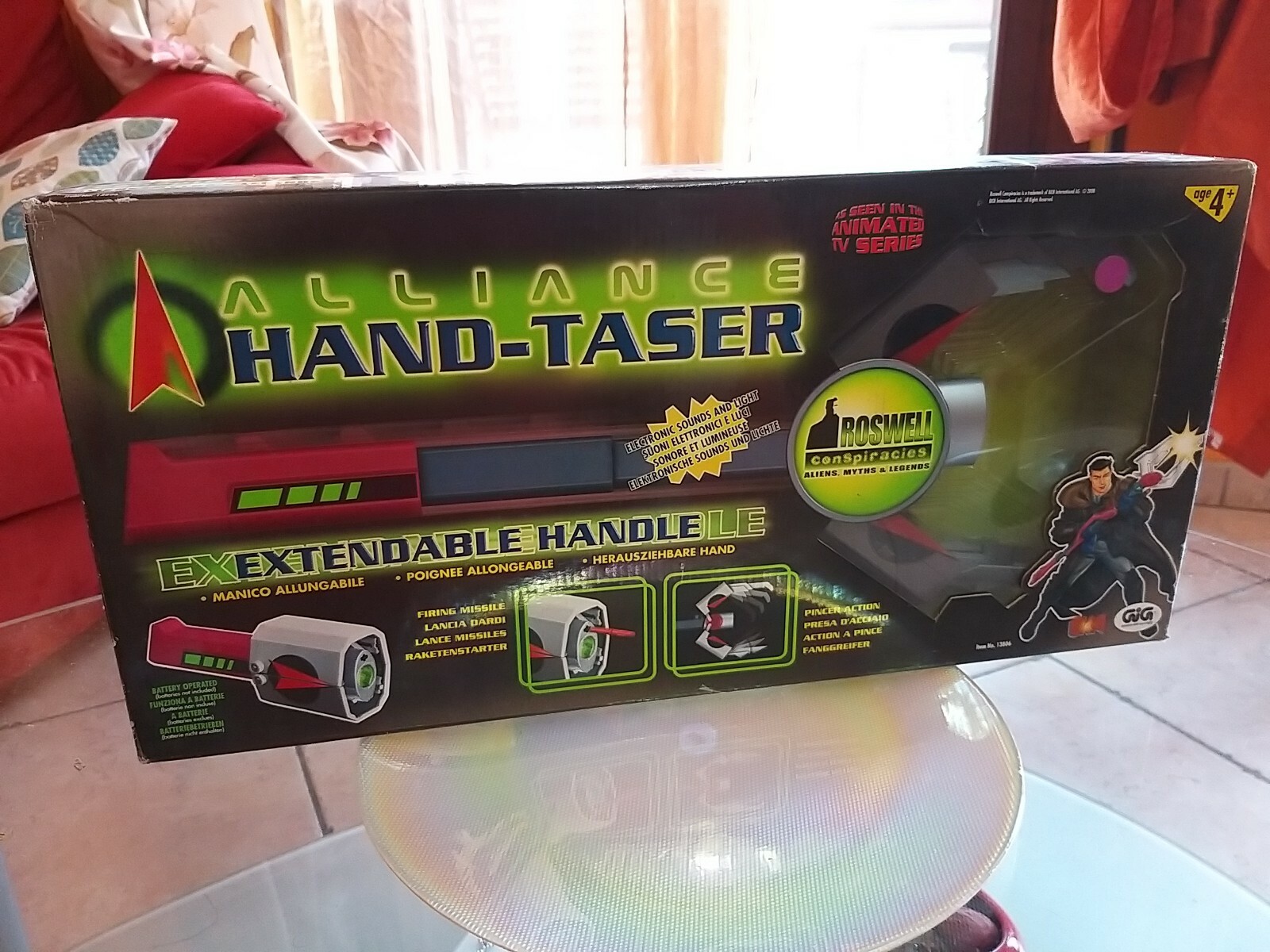ROSWELL ALLIANCE HAND-TASER EXTENDABLE HANDLE ELECTRONIC SOUNDS GIG ...