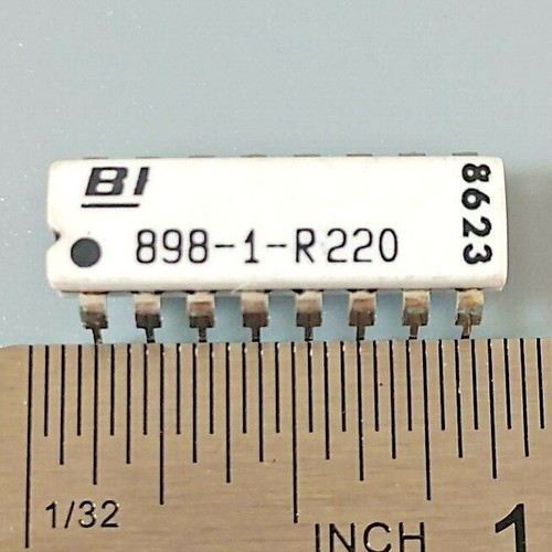 LOT OF 10 BECKMAN 898-1-R220 RESISTOR NETWORK 16PIN DIP 898-1R220 | eBay