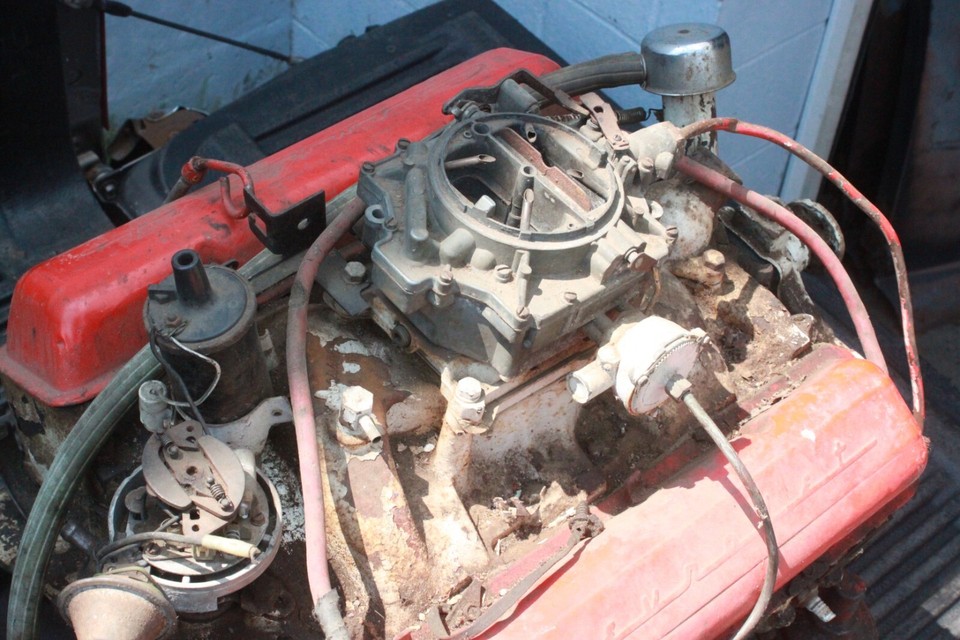 Original 1965 Chevrolet 283 SBC V8 Engine Motor Assembly Factory OEM GM ...