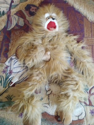 1992 Wynn Miller CraZhugs Monkey Full Body Hand Puppet 40” Tall Free ...