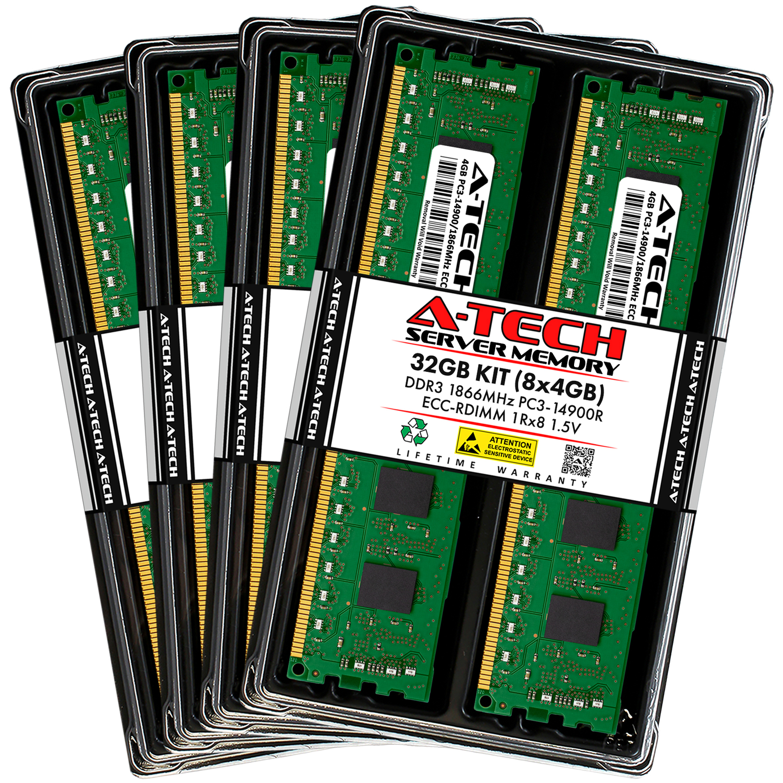 32GB 8x 4GB PC3-14900R RDIMM ASUS RS920-E7/RS8 RS926-E7/RS8 Memory RAM ...