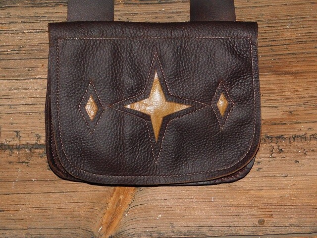 LEATHER MUZZLELOADER POSSIBLES POUCH BAG | eBay