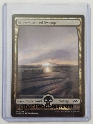 Magic MTG: SNOW-COVERED SWAMP 252/254 Modern Horizons - Near Mint 🍒 | eBay